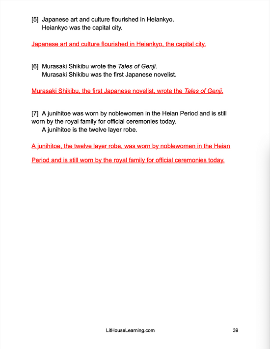 World History: Medieval Times Writing Workbook – LitHouse Learning